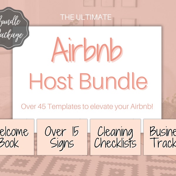 Airbnb Host Bundle - Etsy