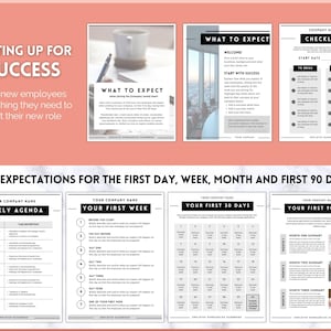 Employee Onboarding Template, New Hire Handbook, Welcome Packet, New ...