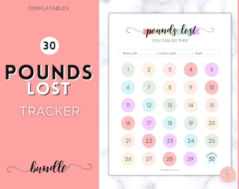 50 Lbs Lost Chart - Etsy