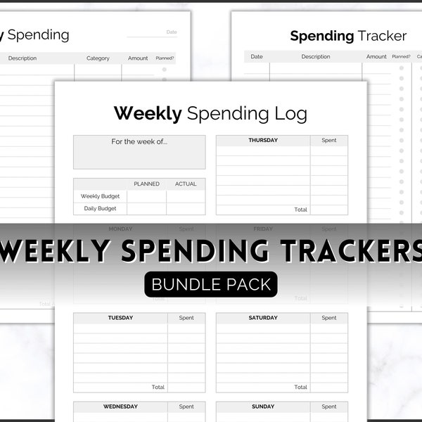 Expense Tracker - Etsy