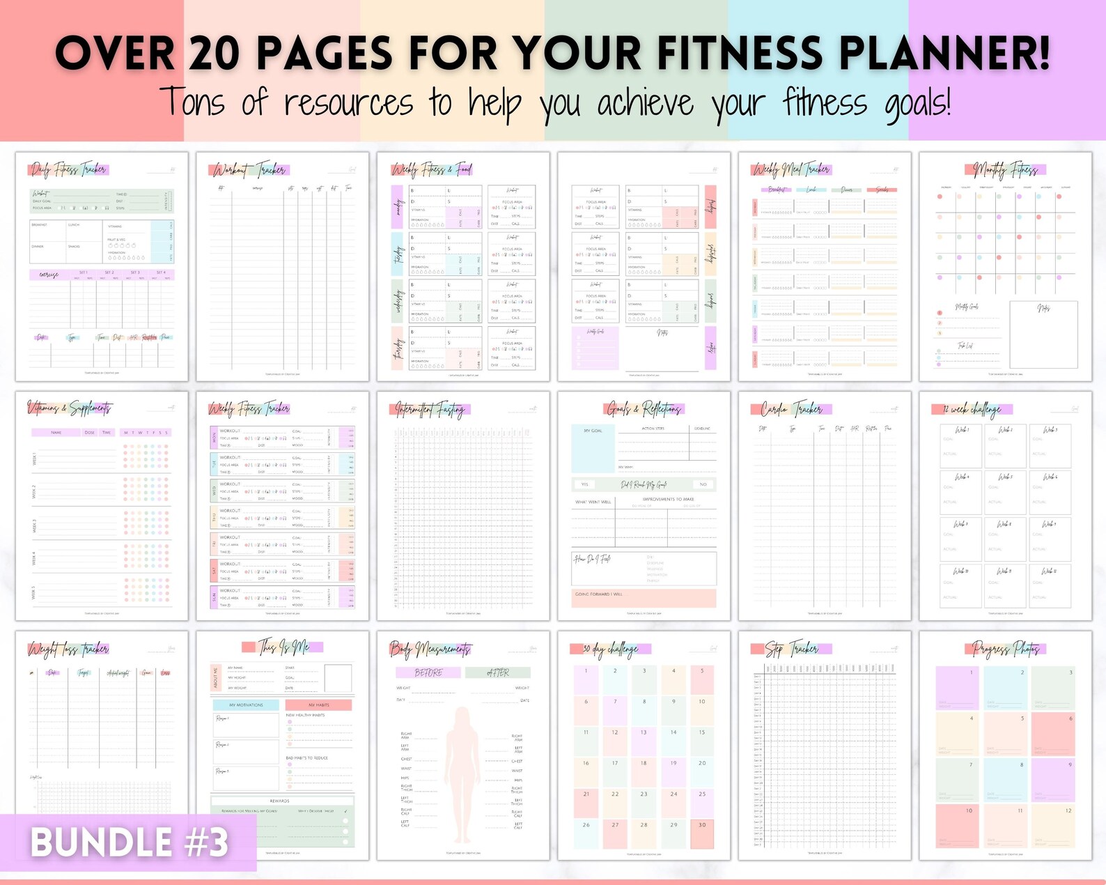 Ultimate PLANNER BUNDLE Printable Goal Planner, Finances & Budget ...
