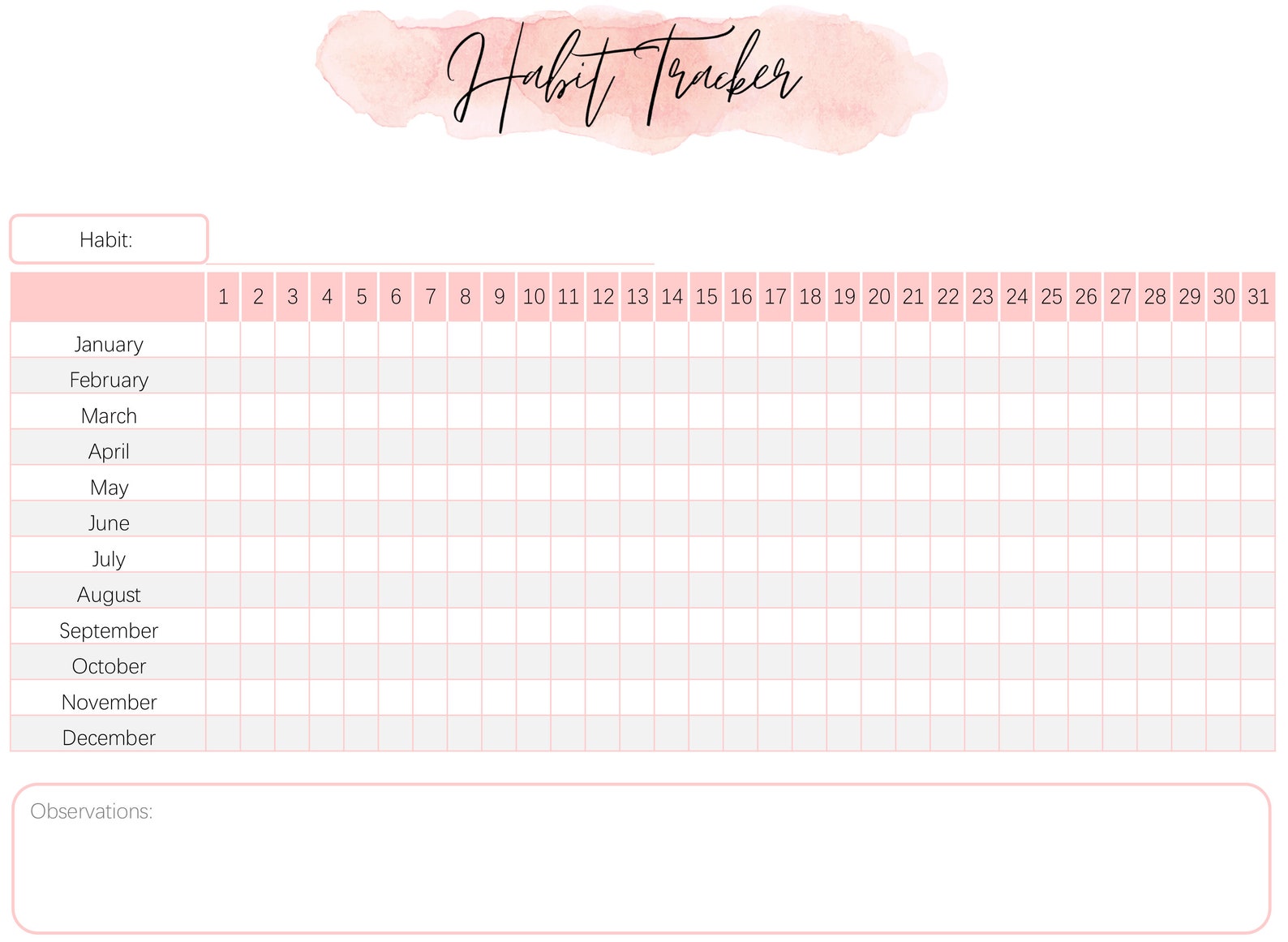 SLEEP TRACKER Printable With Habit Tracker for Gratitude - Etsy