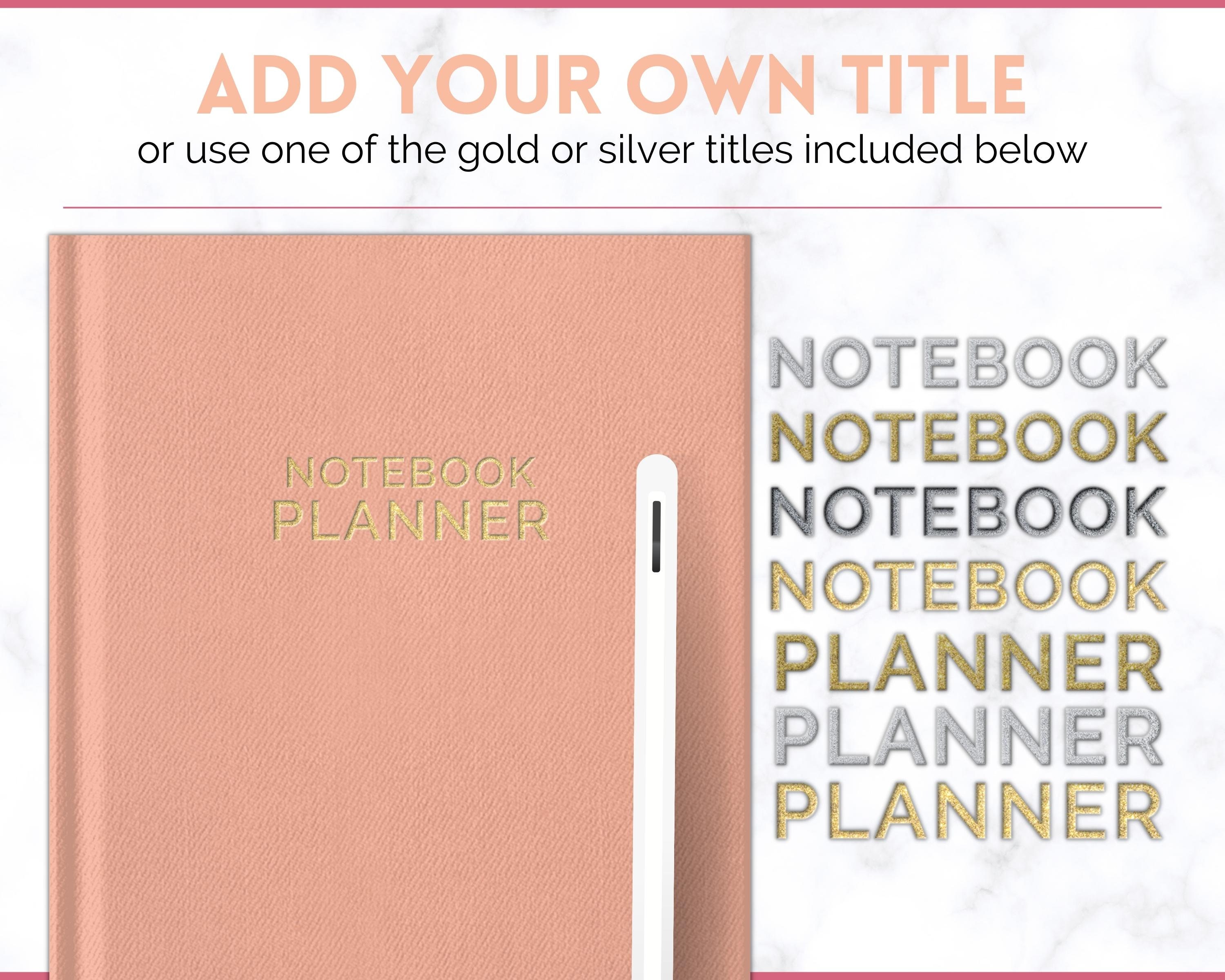 35 Digital Notebook Covers, Digital Planner Cover, Goodnotes Covers ...