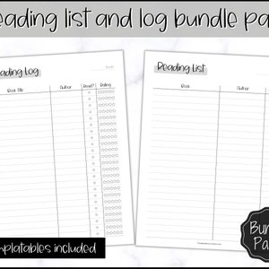 Kids Reading Log, Reading List Printable, Summer Reading Challenge ...