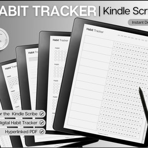 Kindle Scribe Digital Habit Tracker, Digital Planner, Daily, Monthly ...