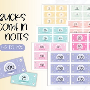 EDITABLE Kids Reward Bucks, Mom Bucks, Kids Reward Coupons, Chore Chart ...