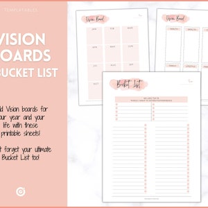 Goal Tracker Printable BUNDLE, 2023 Goals Planner, SMART Goal Setting ...