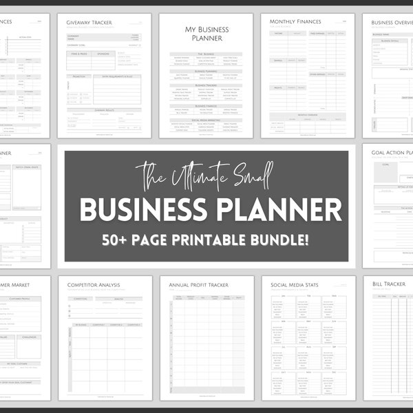Small Business Planner - Etsy