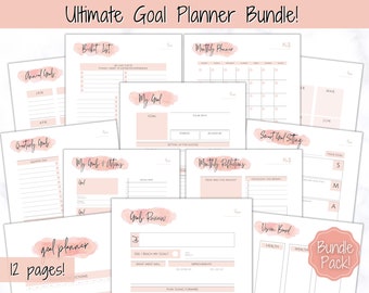 Top 5 SMART Goals With Action Plan Goal List & Setting - Etsy