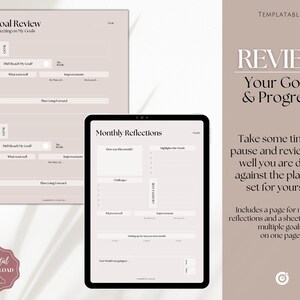 Goal Planner Printable BUNDLE, 2024 Goals Tracker, SMART Goal Setting ...