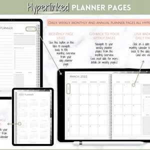IPad Planner, 2022 Digital Planner, Goodnotes Planner, Digital Journal ...
