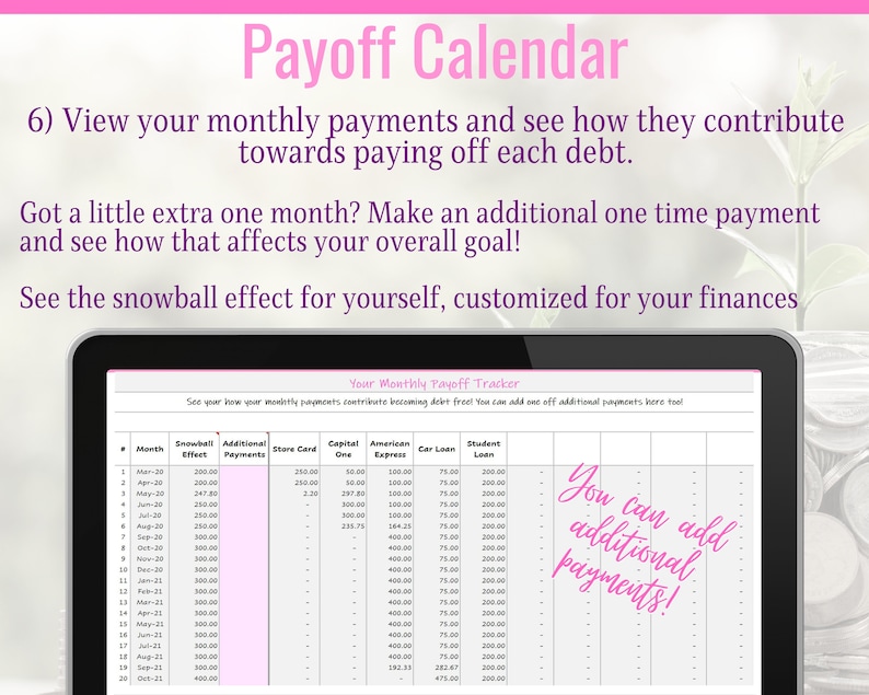 Dave Ramsey Debt Snowball Calculator Excel Budget Planner Spreadsheet