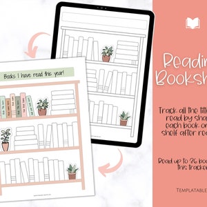 Reading Log, Book Tracker, Printable Reading Challenge, Book Review ...