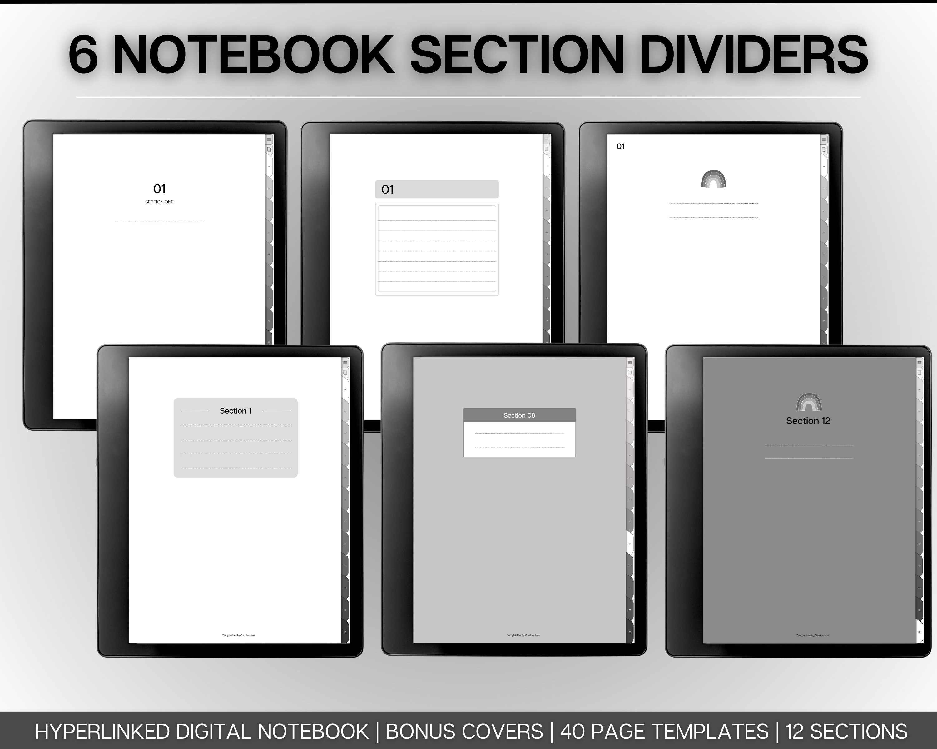 Kindle Scribe | Digital Notebook Template | 40+ Page Templates ...