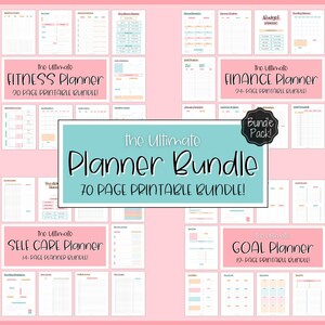 Ultimate PLANNER BUNDLE! Printable Goal Planner, Finances & Budget ...