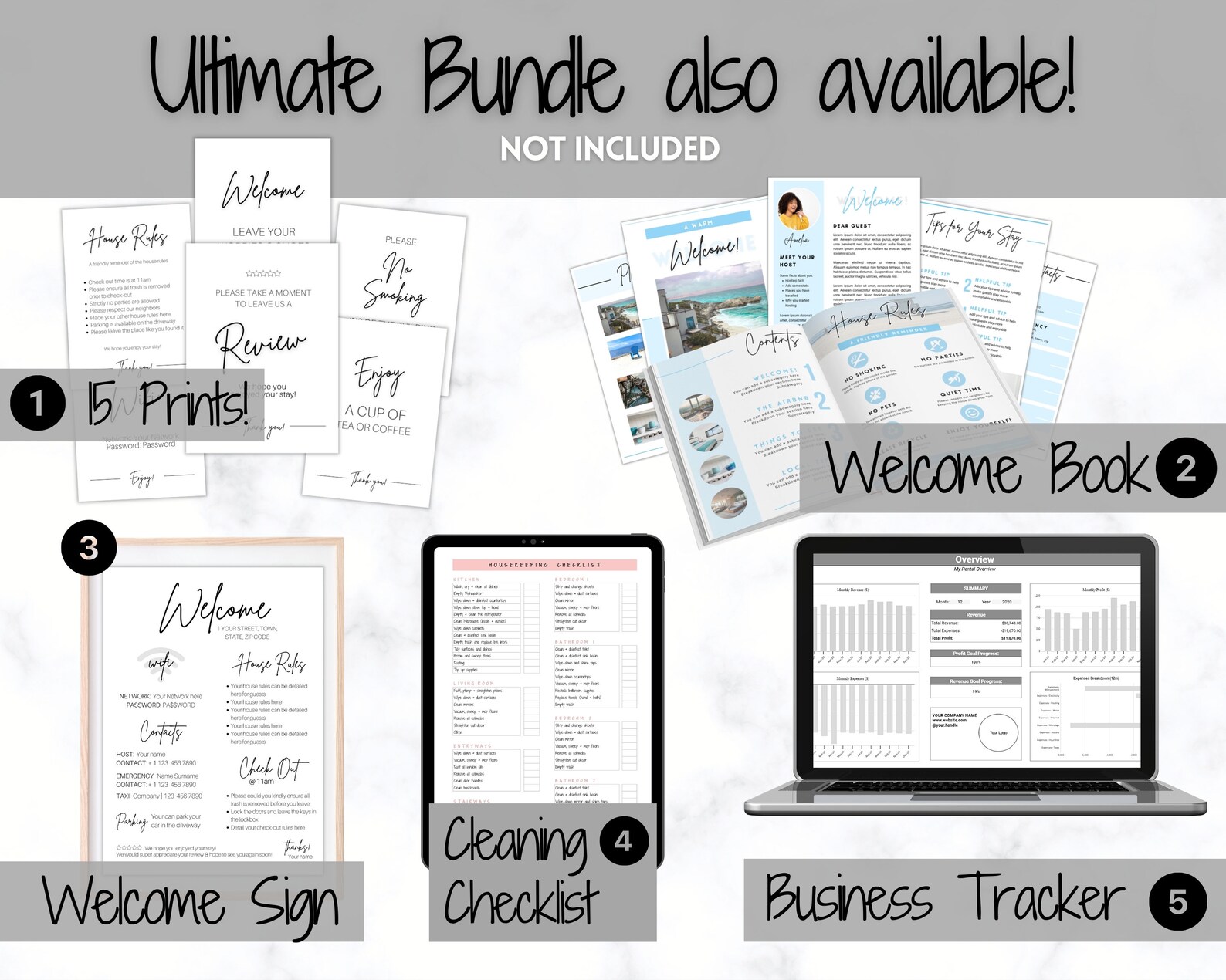 Welcome LETTER Template Airbnb & VRBO Editable Canva Air Bnb - Etsy