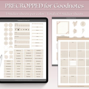 Digital Sticky Notes, Digital Planner Sticker Pack, Adhesive Notes ...