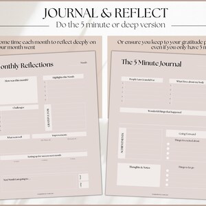 Gratitude Journal Printable BUNDLE! Mindfulness Log, Gratitude Template ...