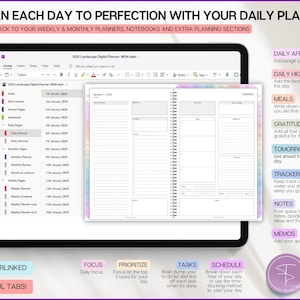 COLORFUL Onenote Planner, 2025 Digital Planner, Onenote Template, Daily ...