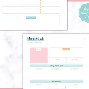 Goal Planner BUNDLE, 2024 Goals Tracker, SMART Goal Setting Kit, New ...