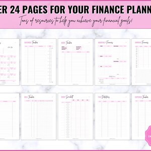 Financial Planner Printable BUNDLE Budget Template Savings - Etsy
