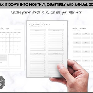 Goal Planner BUNDLE, 2025 Goals Tracker, SMART Goal Setting Kit, New ...