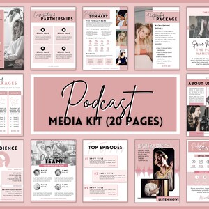 Editable PODCAST Bundle Launch Kit! Podcast Planner, Podcast Instagram ...