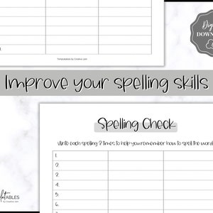 Spelling Words, Printable Spelling Practice Sheets, Sight Word Practice ...
