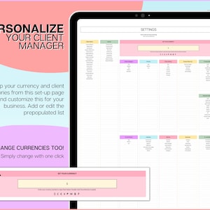 Invoice Tracker Spreadsheet, Small Business Invoice Tracking, Invoice ...