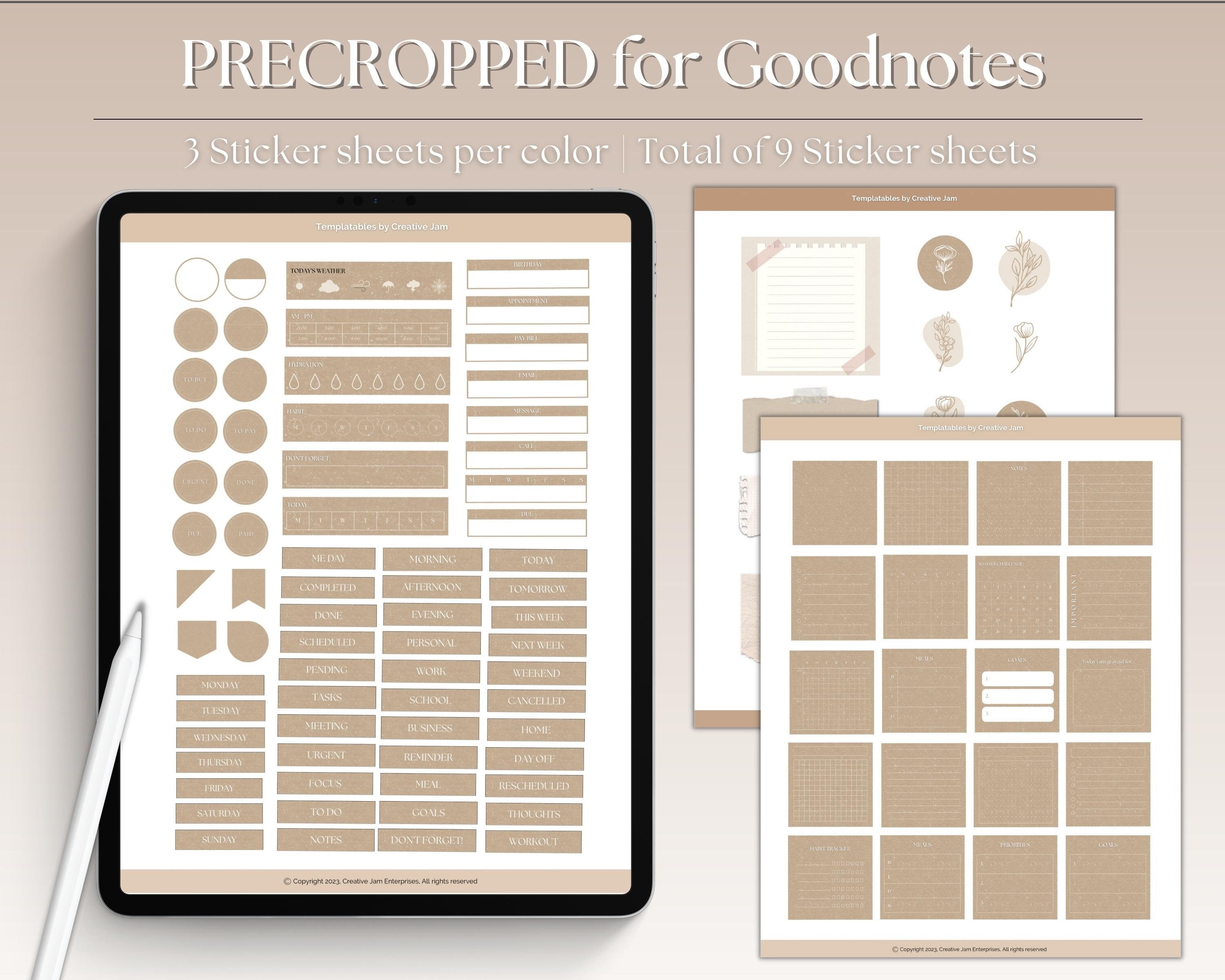 Digital Sticky Notes Digital Planner Sticker Pack Post It - Etsy