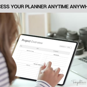 Digital Project Planner! Project Tracker, Project Management, Digital ...