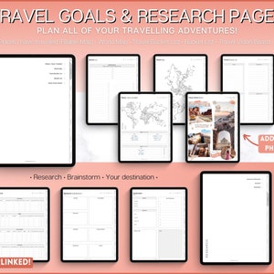 Goodnotes Travel Planner, Digital Travel Journal, Travel Itinerary ...