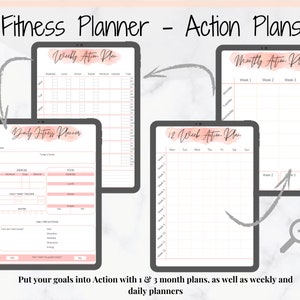 WELLNESS PLANNER for Weight Loss. Habit Tracker, Mood Tracker, Diet ...