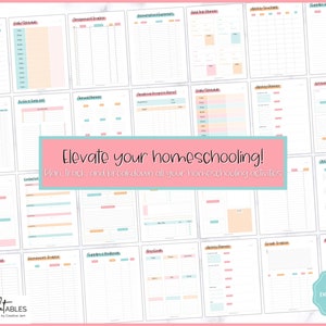 Homeschool Planner Printable, Home School Teacher, Academic Lesson ...