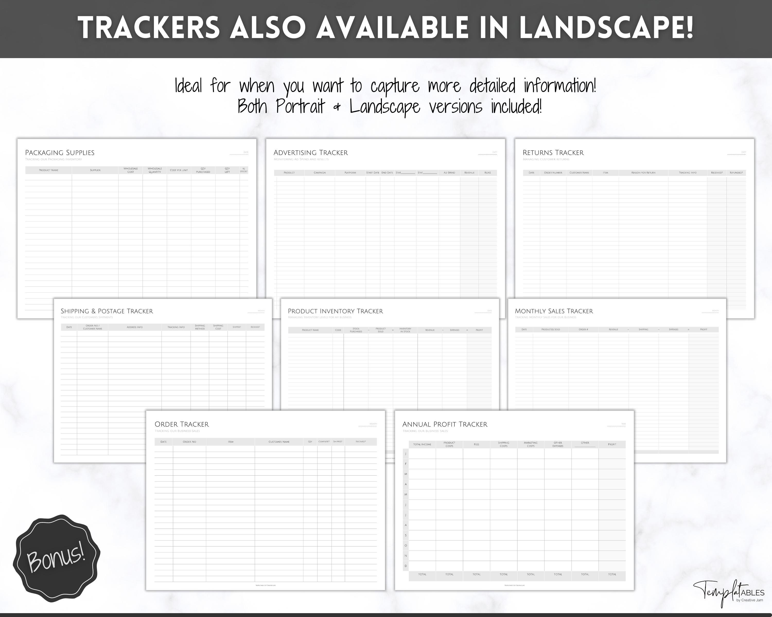 Side Hustle Planner Printable BUNDLE Small Business Planner | Etsy