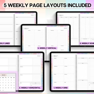 2025 Digital Planner, COLORFUL Goodnotes Planner, Daily Weekly, Monthly ...