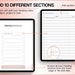 Digital Meeting Minutes Template, Editable Meeting Notes, Digital ...