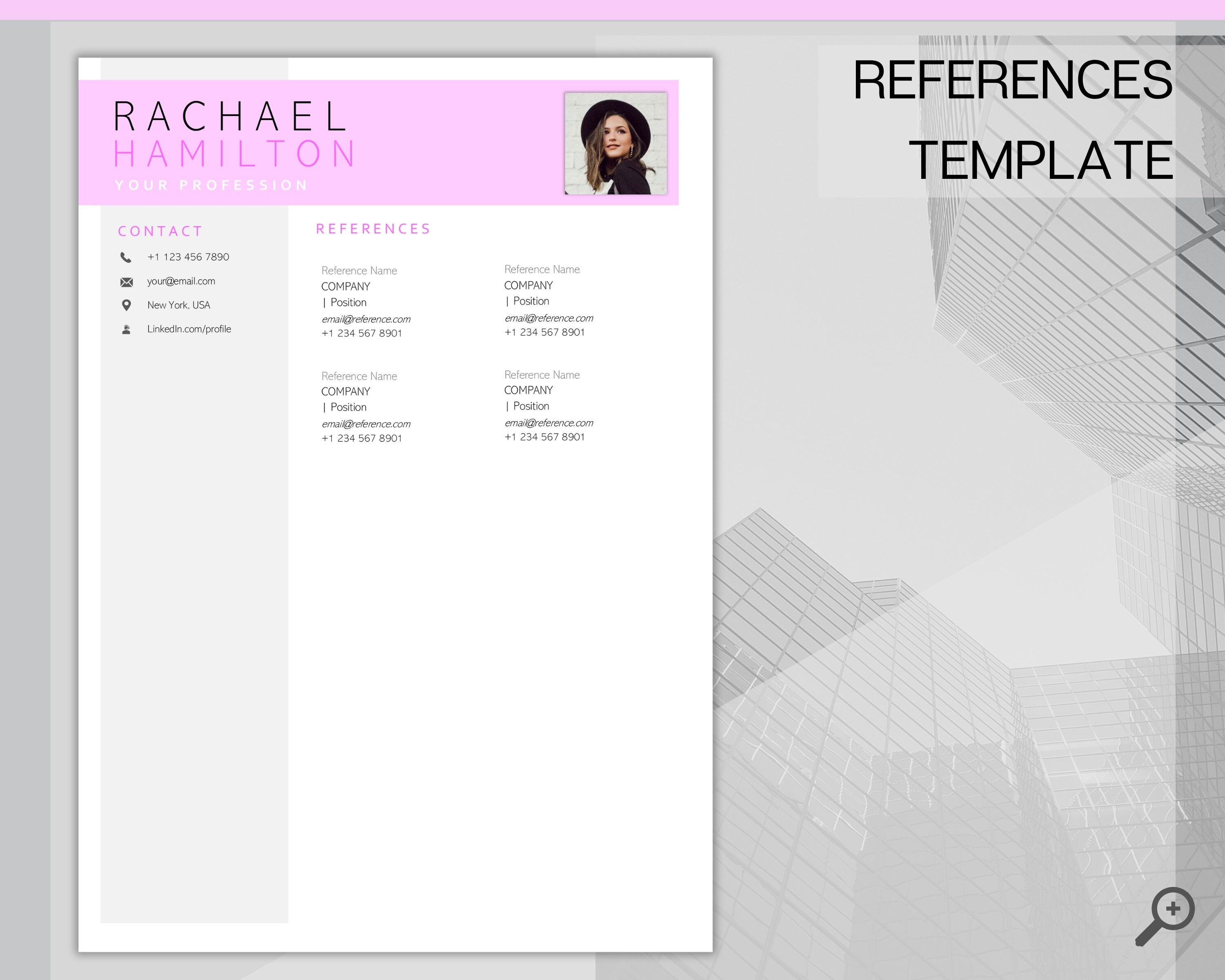 2 Page Resume Template Word. CV Template Professional CV - Etsy UK
