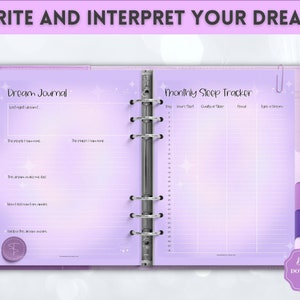 Printable Dream Journal, 10 Page BUNDLE, Dream Analysis, Dream ...
