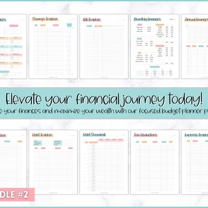 Ultimate PLANNER BUNDLE! Printable Goal Planner, Finances & Budget ...