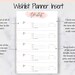 Wishlist Insert Printable Tracker Template. Christmas, Birthday ...
