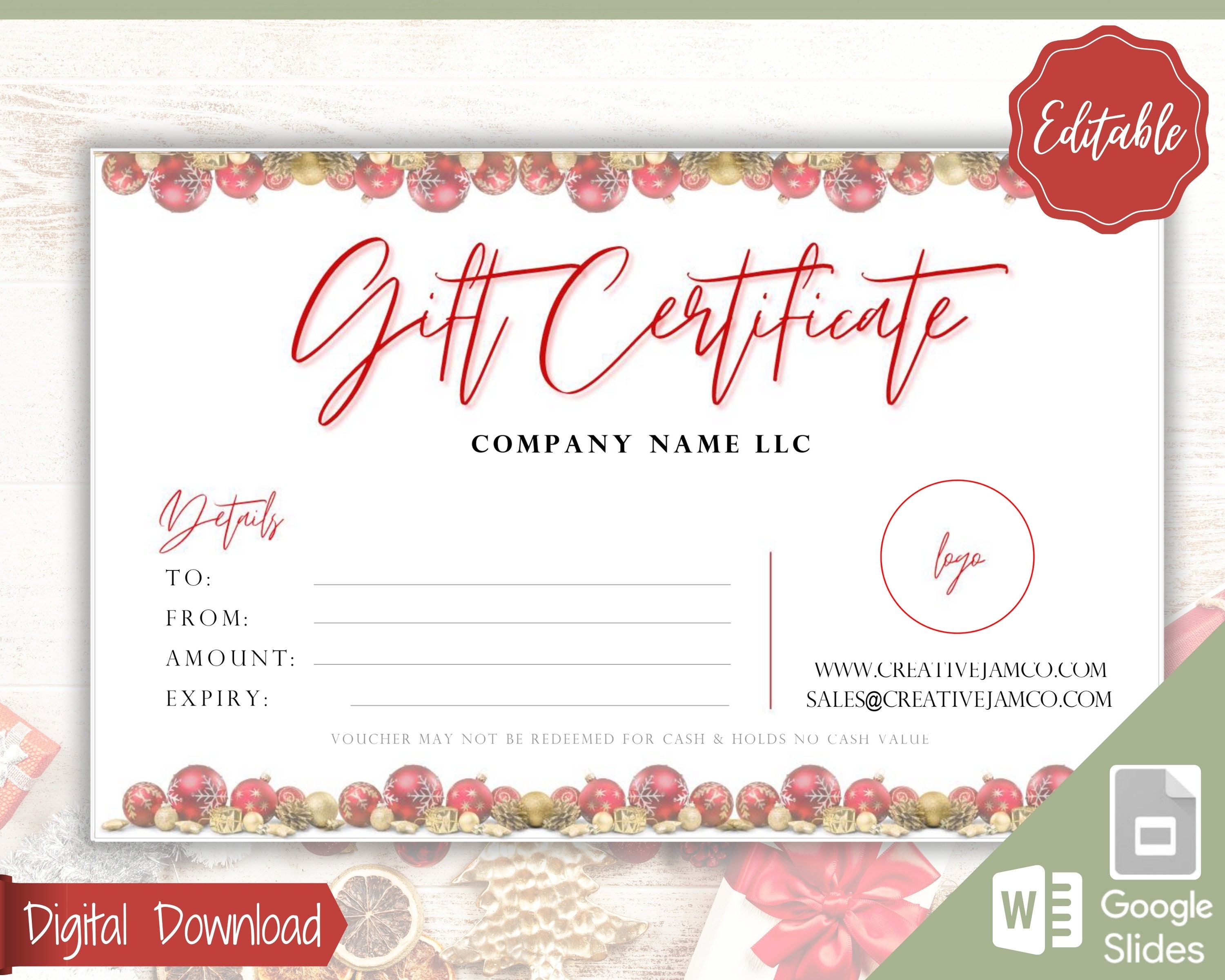 Microsoft Gift Certificate Templates