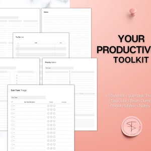 Student Planner Printable BUNDLE, 40+ Pg Study Planner, Academic ...