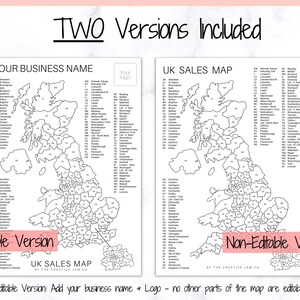 UK Postcode Sales Map, Business Sales Map, Colour in Maps, Etsy Sales ...