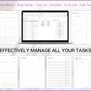 Onenote Project Planner! Project Tracker, Project Management, Digital ...