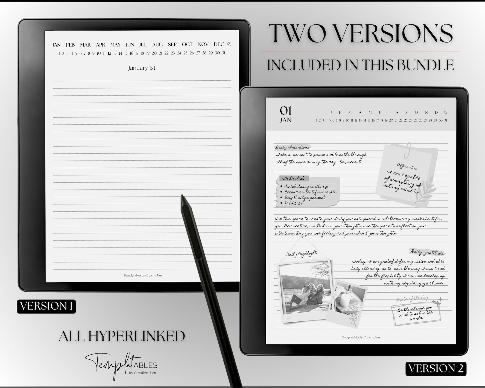 Kindle Scribe Daily Journal, Digital Journal, Digital Notebook, Lined ...