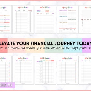 Ultimate PLANNER BUNDLE! Printable Goal Planner, Finances & Budget ...
