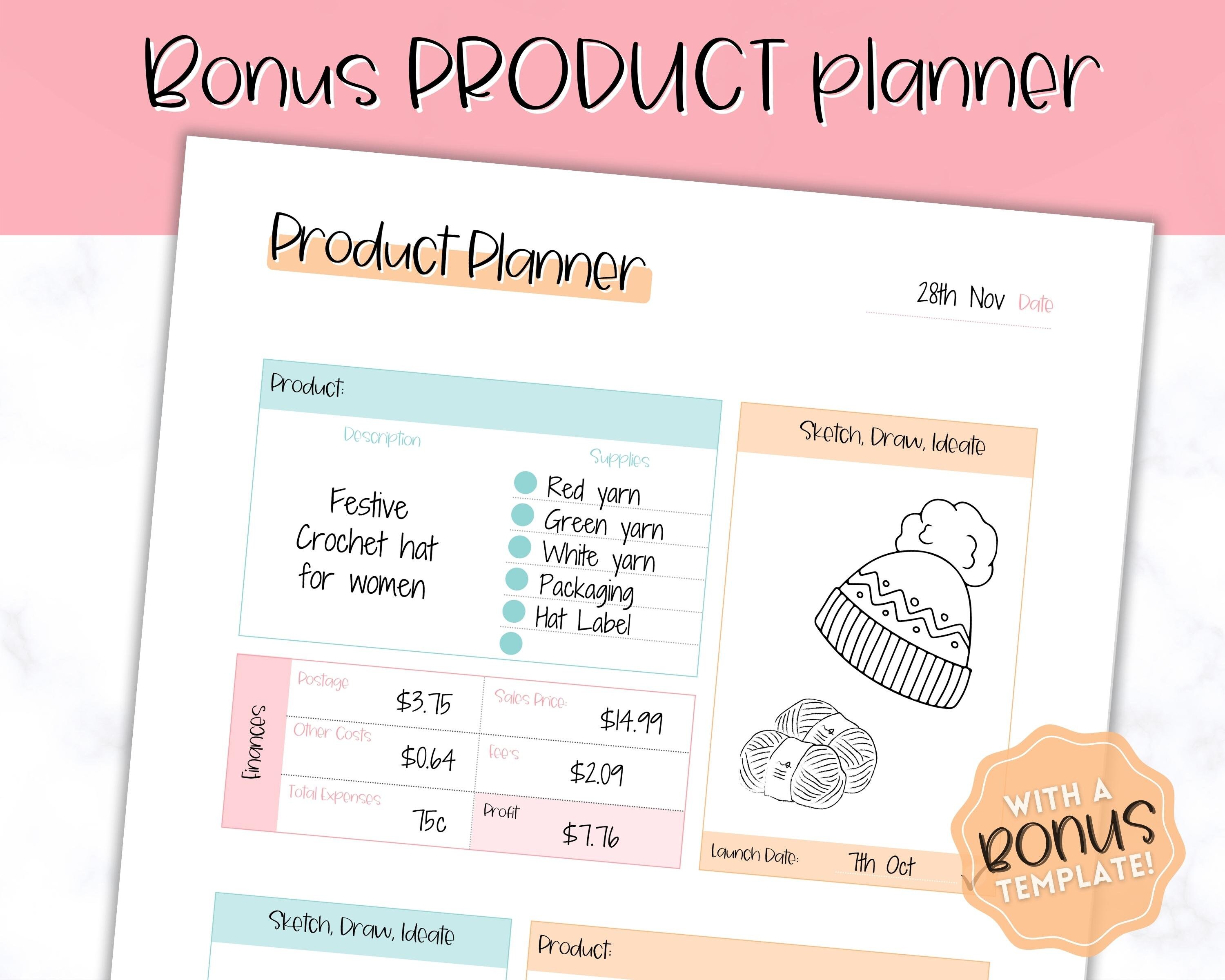 Packaging Planner Template Small Business Plan Packaging - Etsy UK