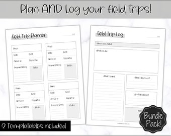 Field Trip Printable Planner - Etsy