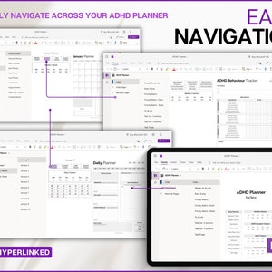 Onenote Planner, ADHD Digital Planner, Neurodivergent Adults, Brain ...
